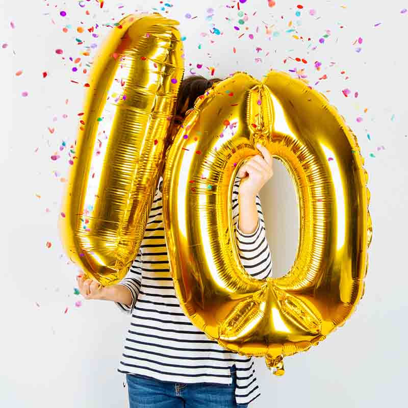 Giant Number Balloons | Party Balloons | The Balloon Works