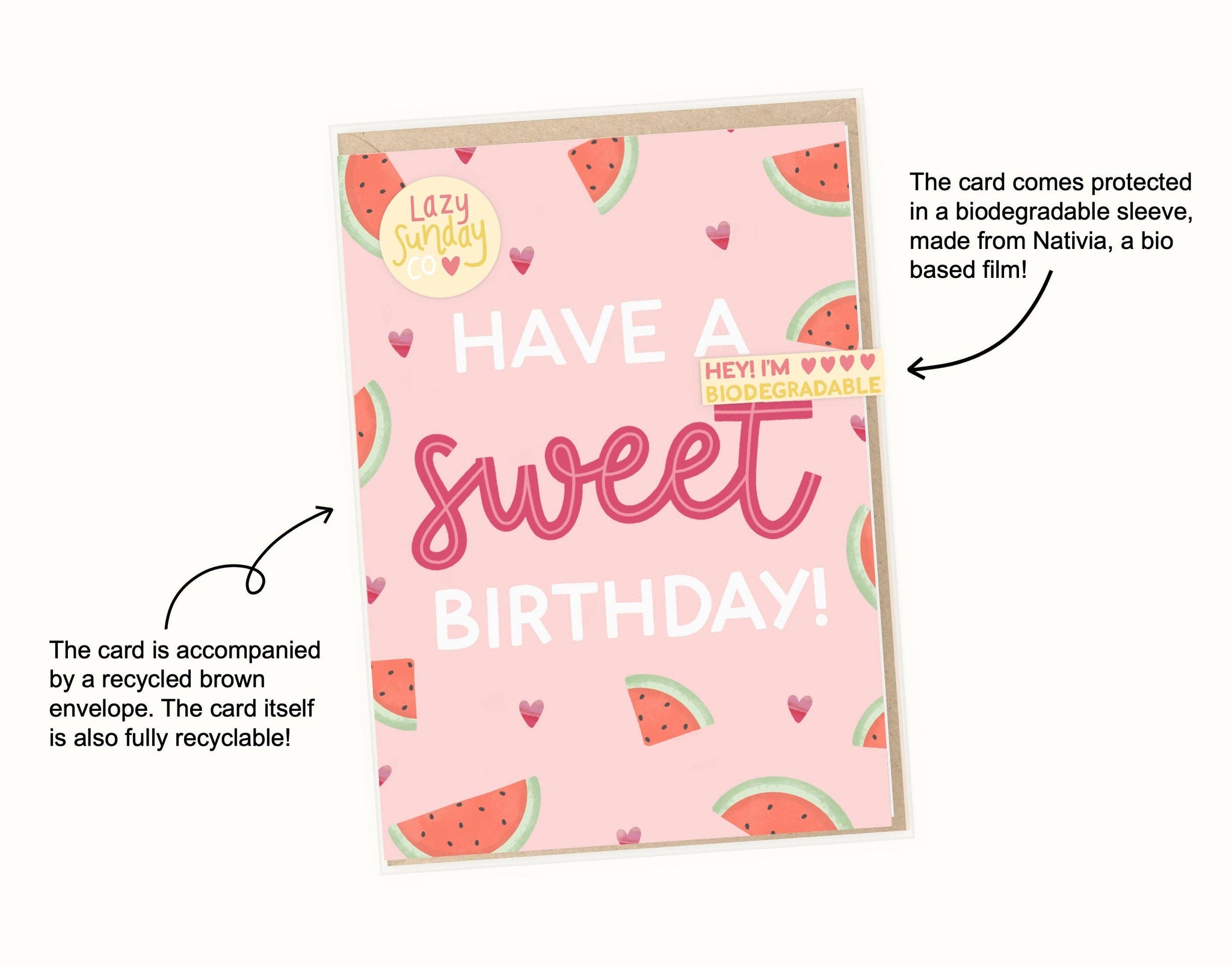 Sweet Birthday card – The Balloon Works