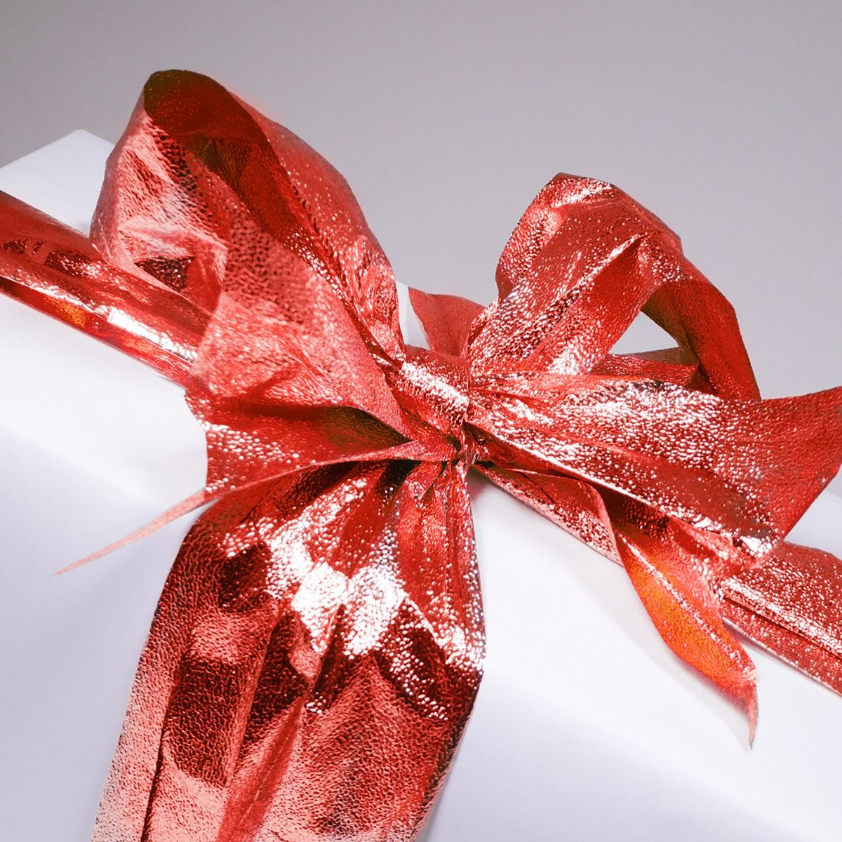 Metallic Red Parcel Ribbon – The Balloon Works