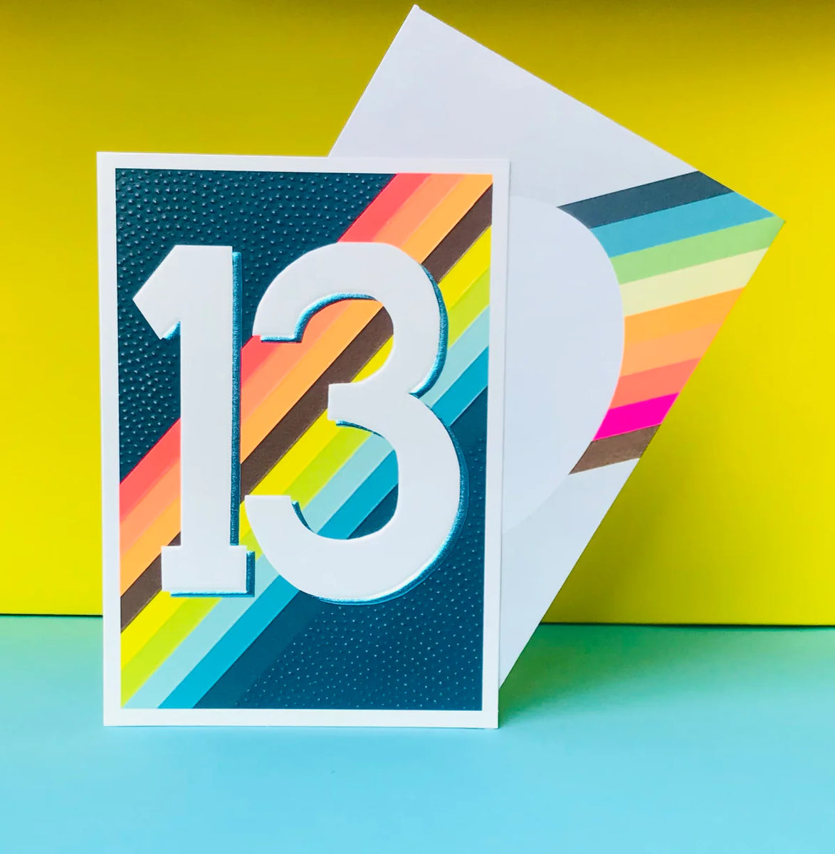 Age 13 Boy Card by Paper Salad – The Balloon Works