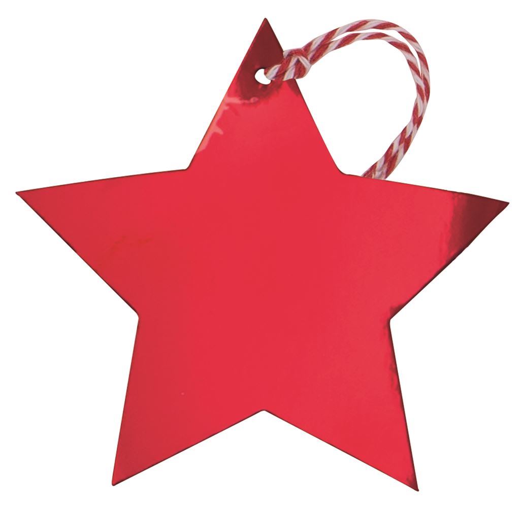 Red Star Gift tags – The Balloon Works