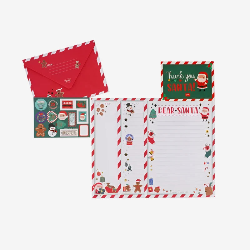 Legami Dear Santa… - Santa Claus Letter Kit – The Balloon Works