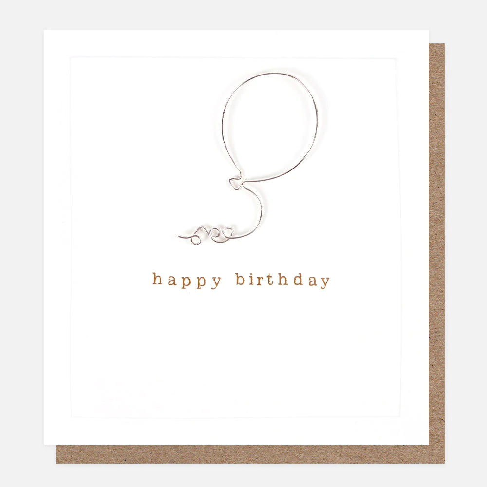 Wire Balloon Birthday Card – The Balloon Works