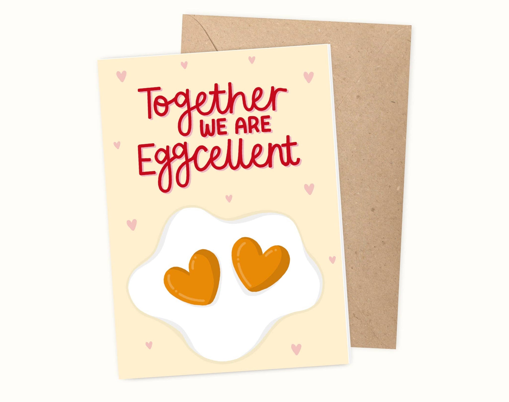 Together we're eggcellent - Valentines Card – The Balloon Works