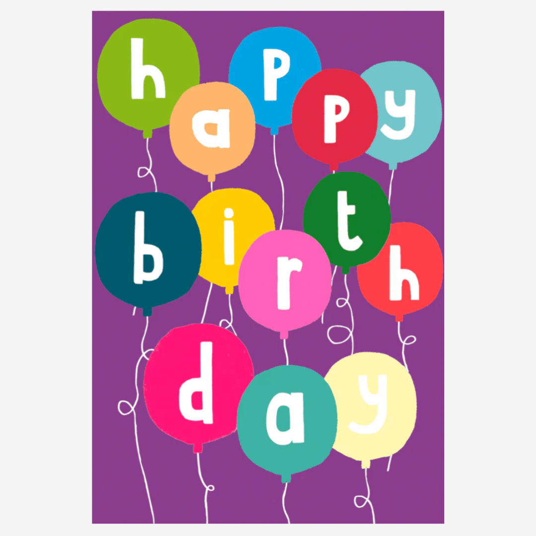 Birthday Balloons Card by Paper Salad – The Balloon Works