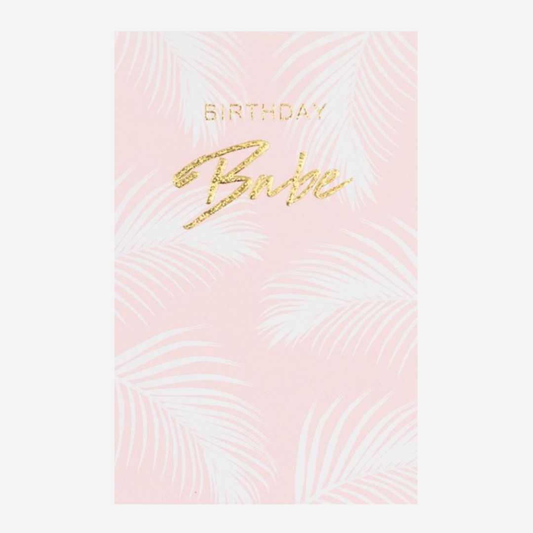 Birthday Babe Birthday Card – The Balloon Works