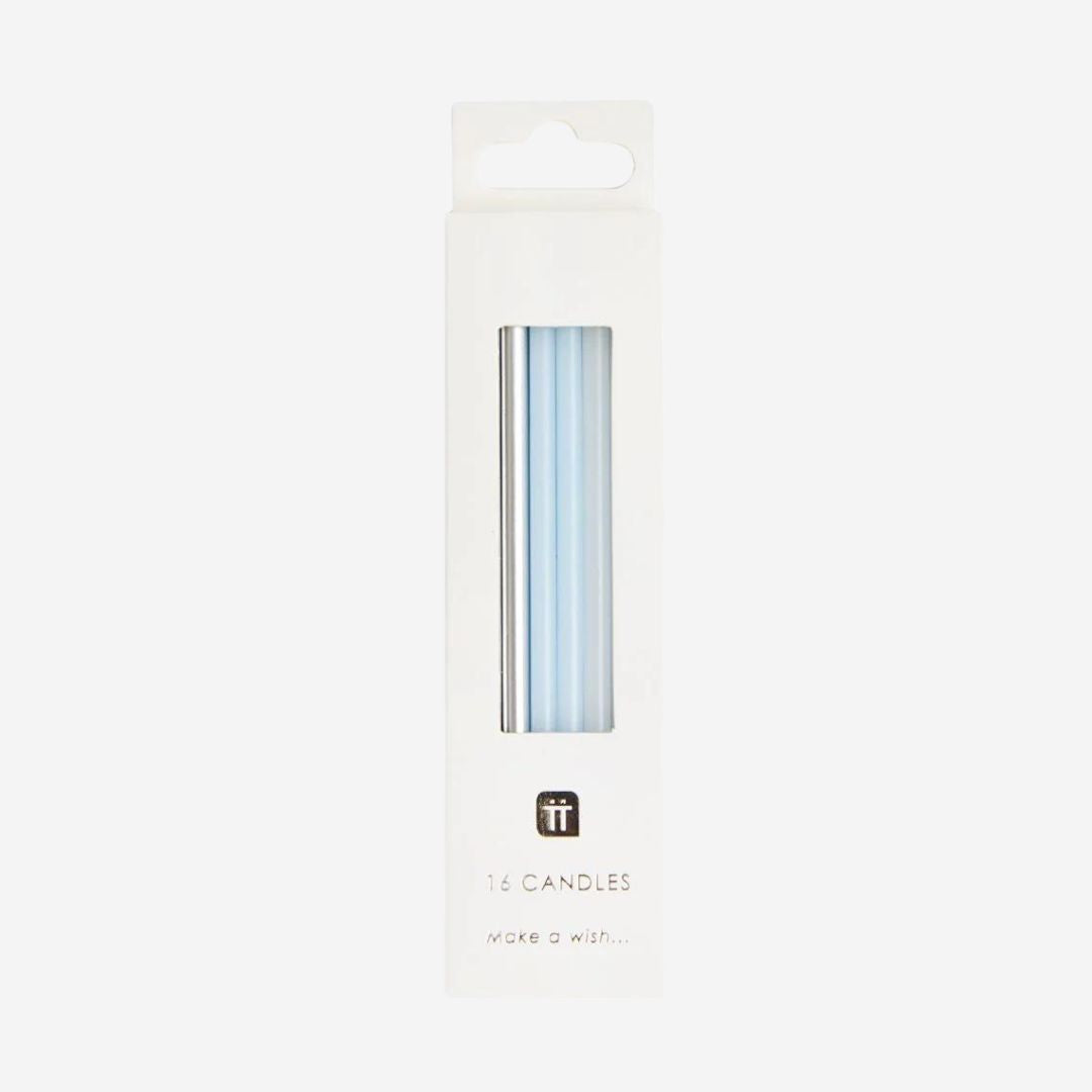 Blue, White and Silver Candles – The Balloon Works