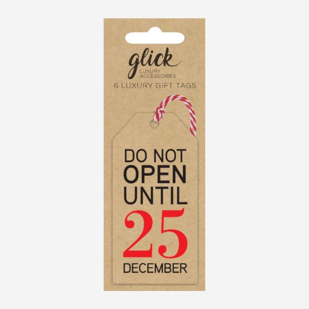Do Not Open Christmas Gift Tag – The Balloon Works