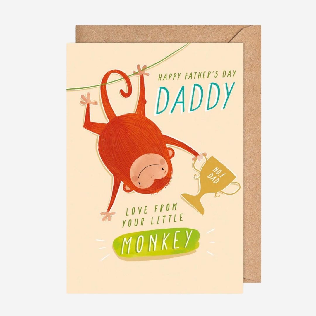 From Your Little Monkey Father's Day Card – The Balloon Works