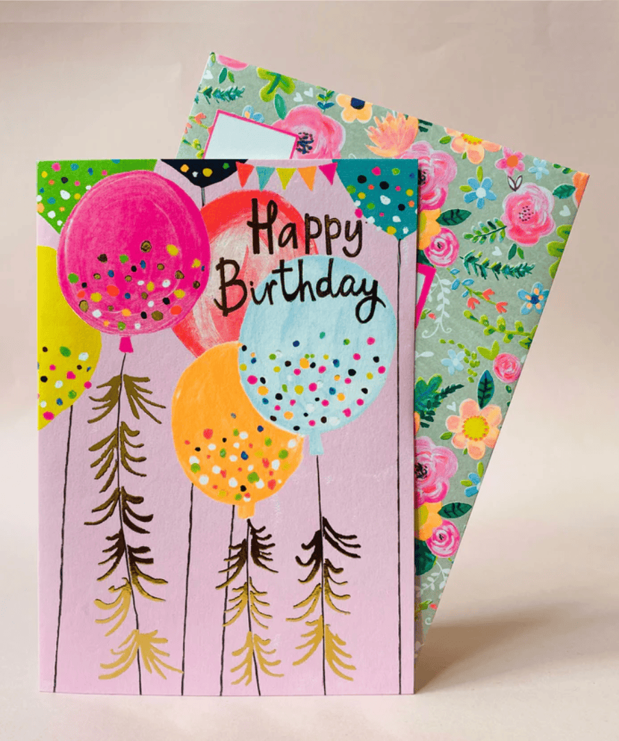 Happy Birthday Balloons Card by Paper Salad – The Balloon Works