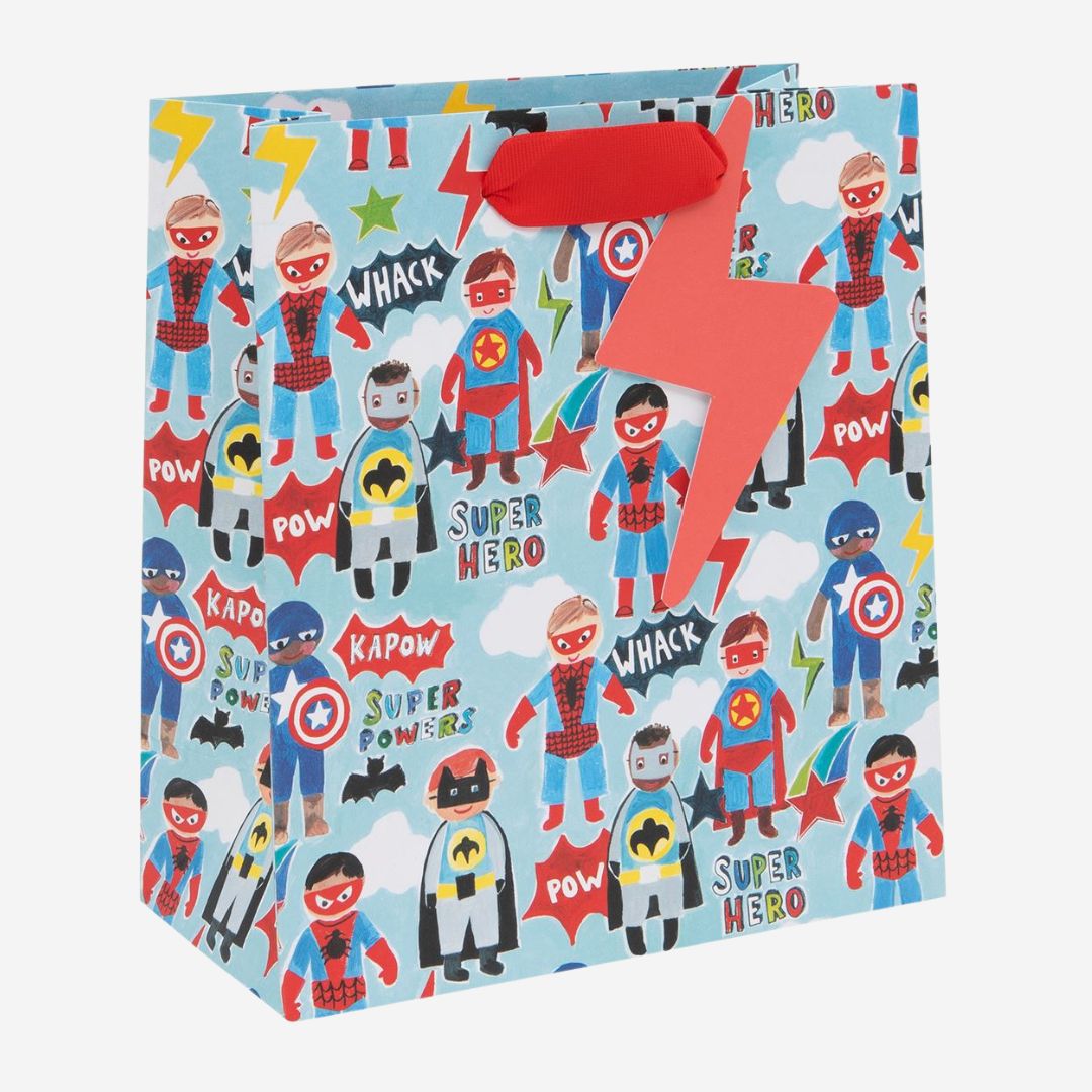 Medium Superheroes Gift Bag – The Balloon Works