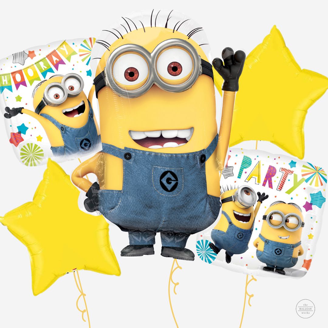 Minions Despicable Me Balloon Bouquet – The Balloon Works