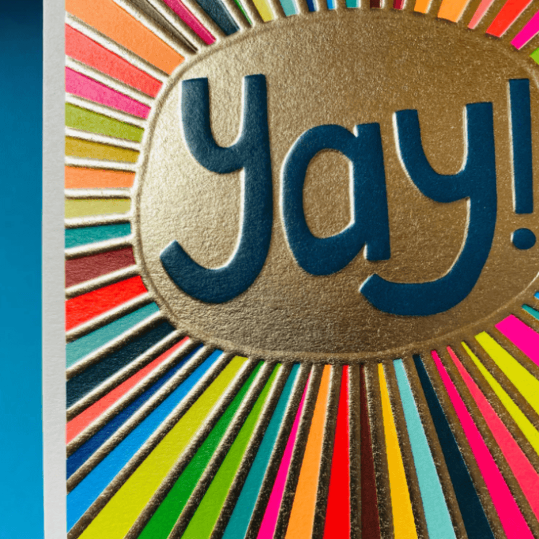 Yay! Card by Paper Salad – The Balloon Works