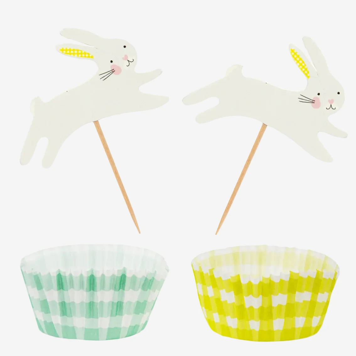 Easter Cupcake Cases & Bunny Toppers - 24 Set – The Balloon Works