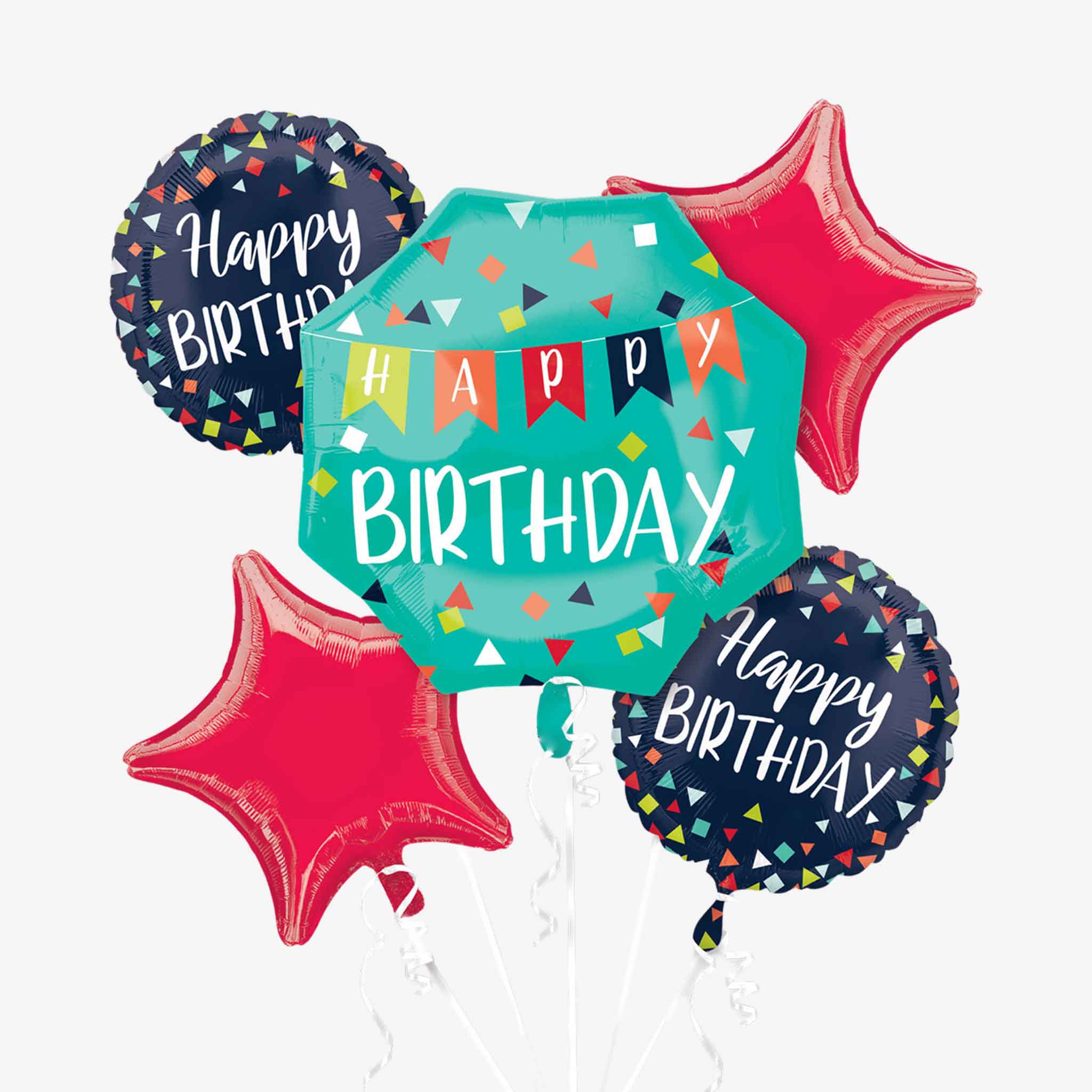 Birthday Celebration Foil Balloon Bouquet – The Balloon Works