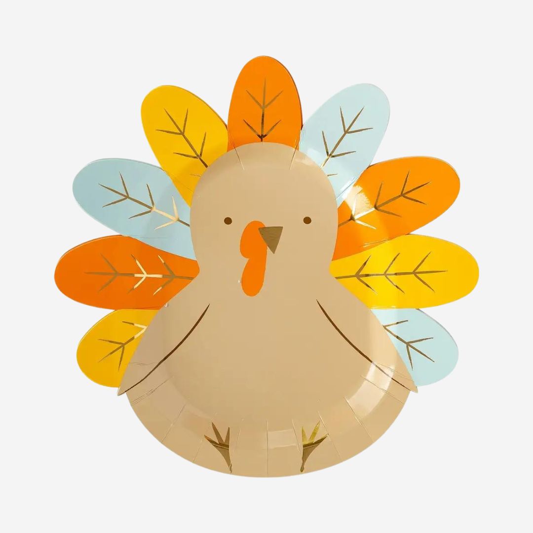 Harvest Turkey Shaped Plate – The Balloon Works