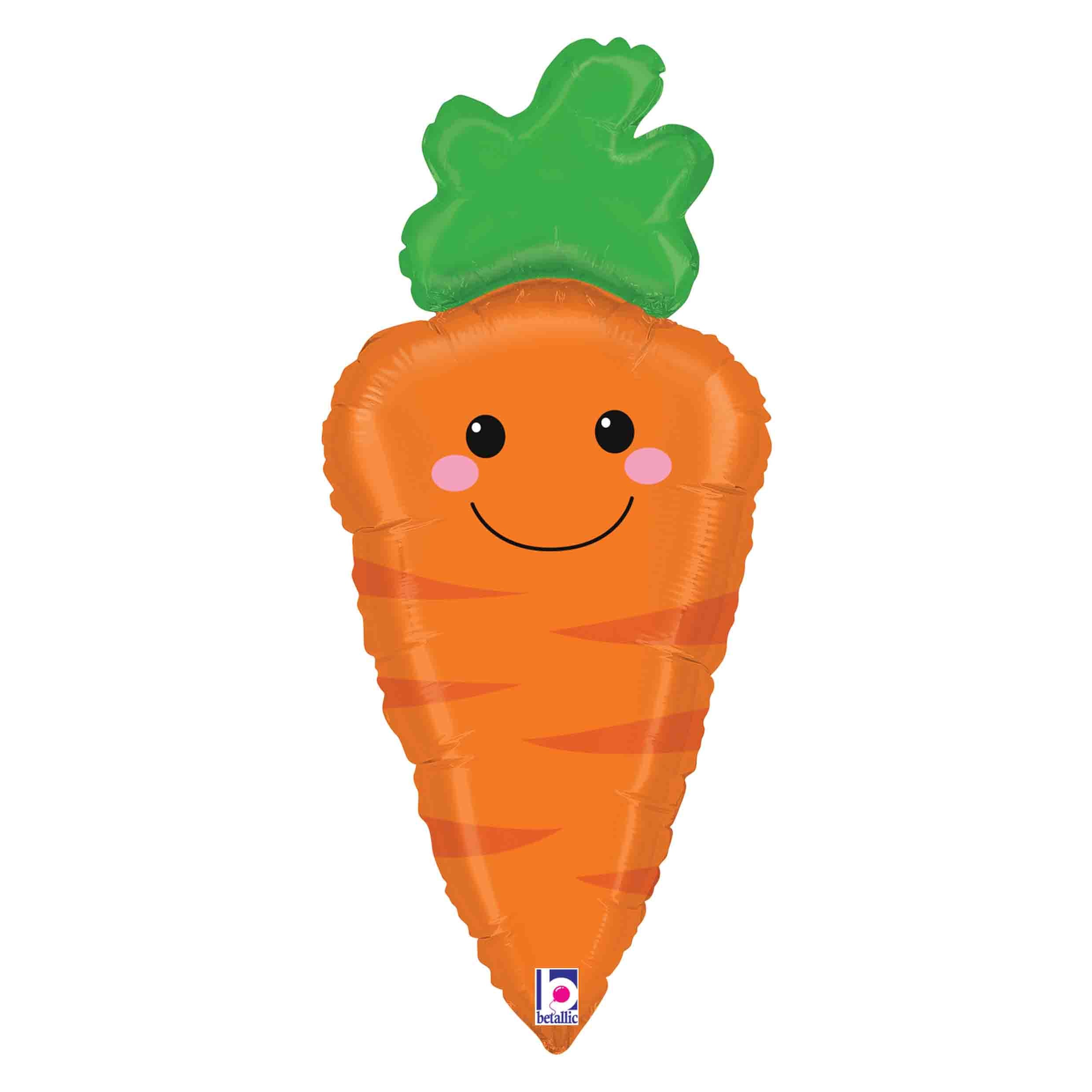 Carrot Helium Shape Inflated Foil Balloon – The Balloon Works