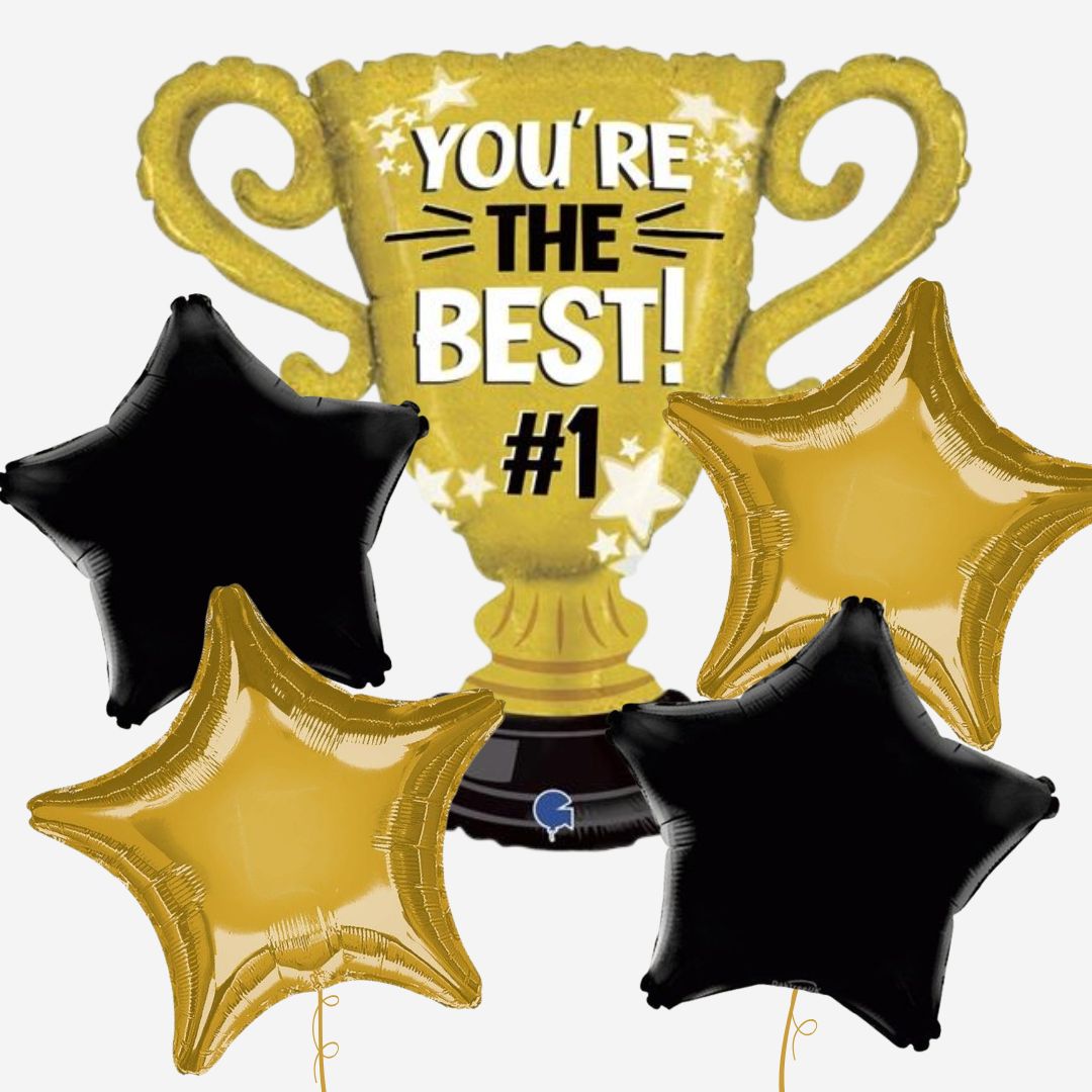 You’re the Best Trophy Bouquet – The Balloon Works