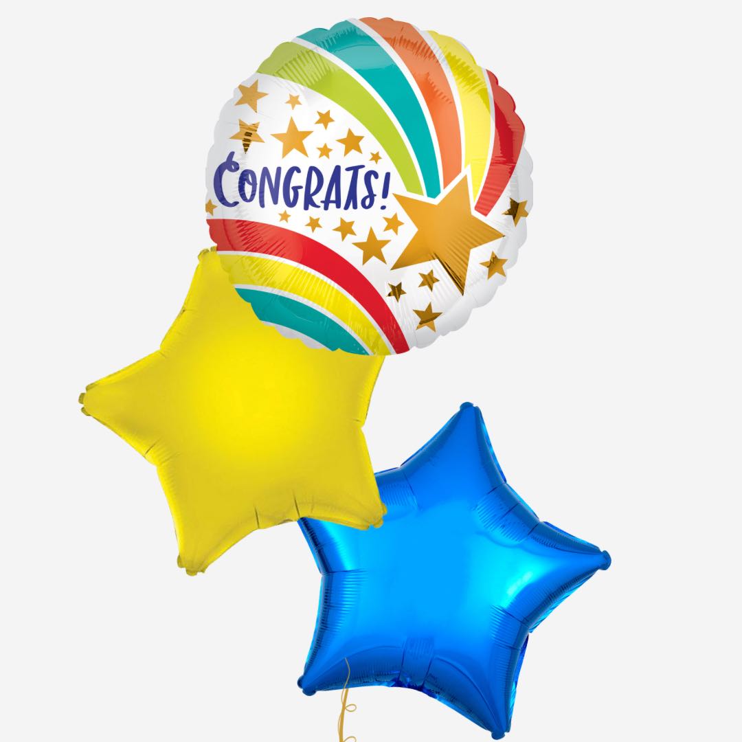 Congratulations Star Bouquet – The Balloon Works