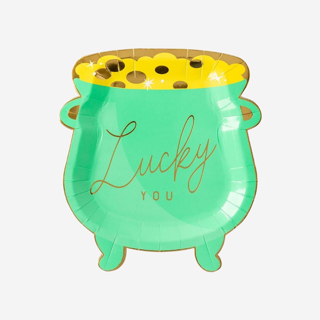 Shaped Pot of Gold Plate – The Balloon Works