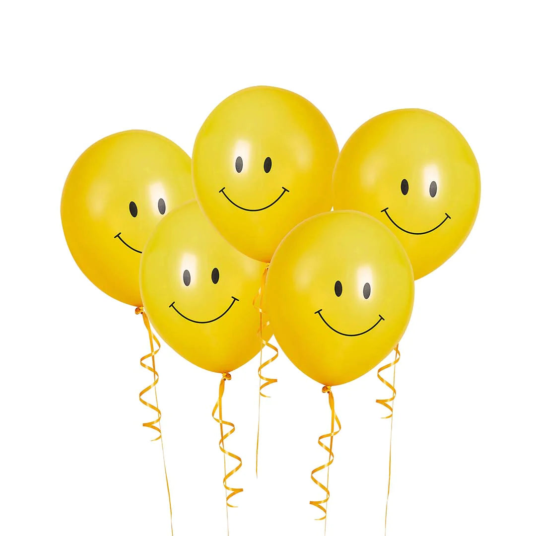 Smiley Plate | Disco/Seventies Party | The Balloon Works