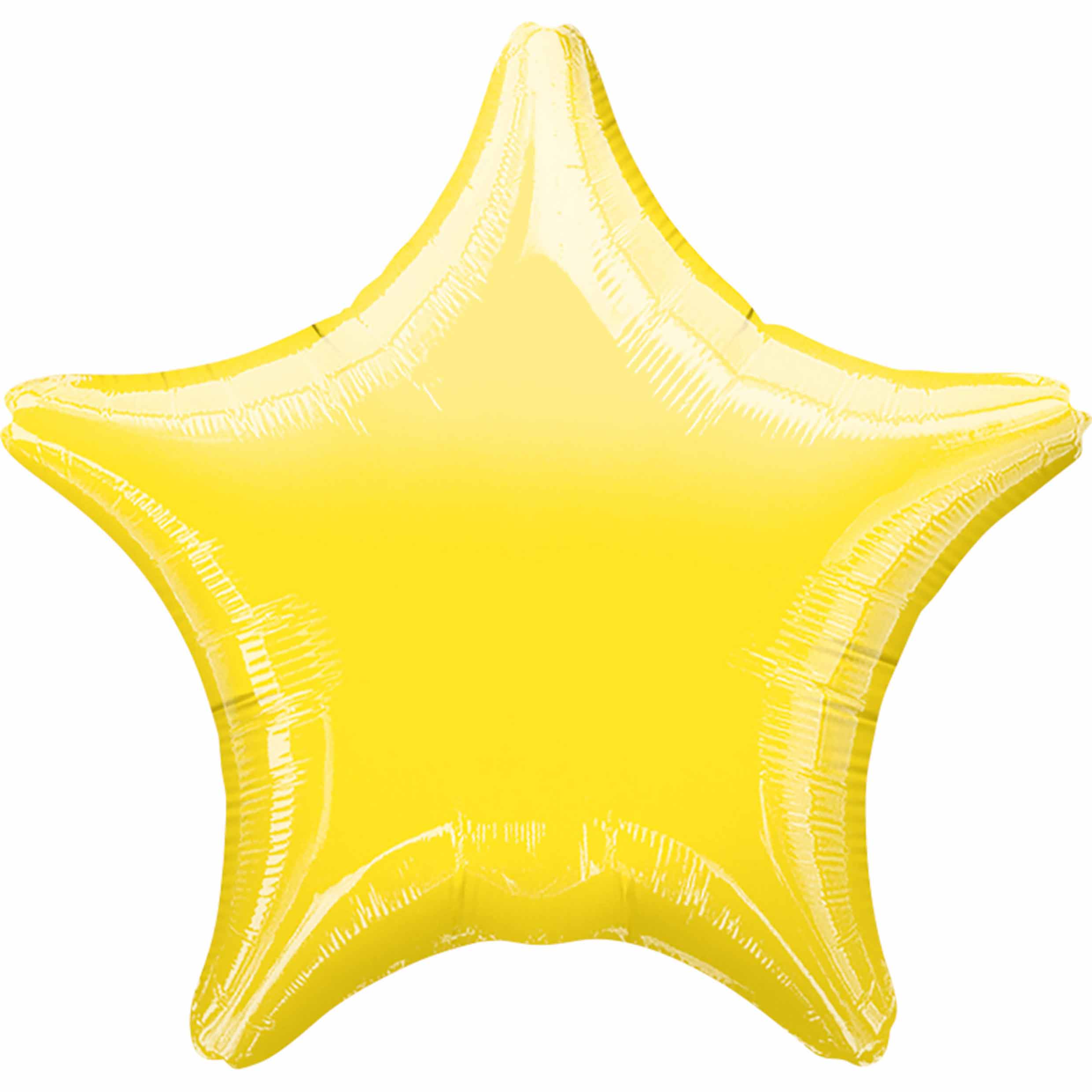 Yellow Star Foil Balloon | The Balloon Works
